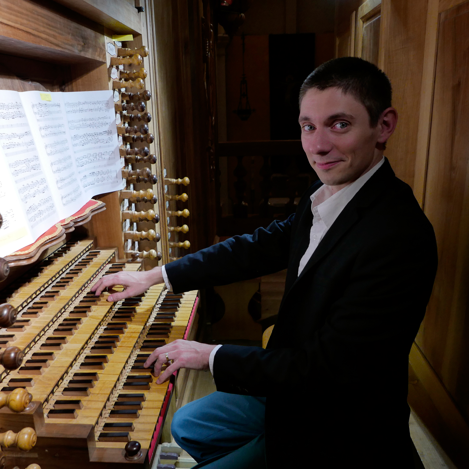 A Riet il concerto d’organo al Dom Bedos con Frédéric Deschamps