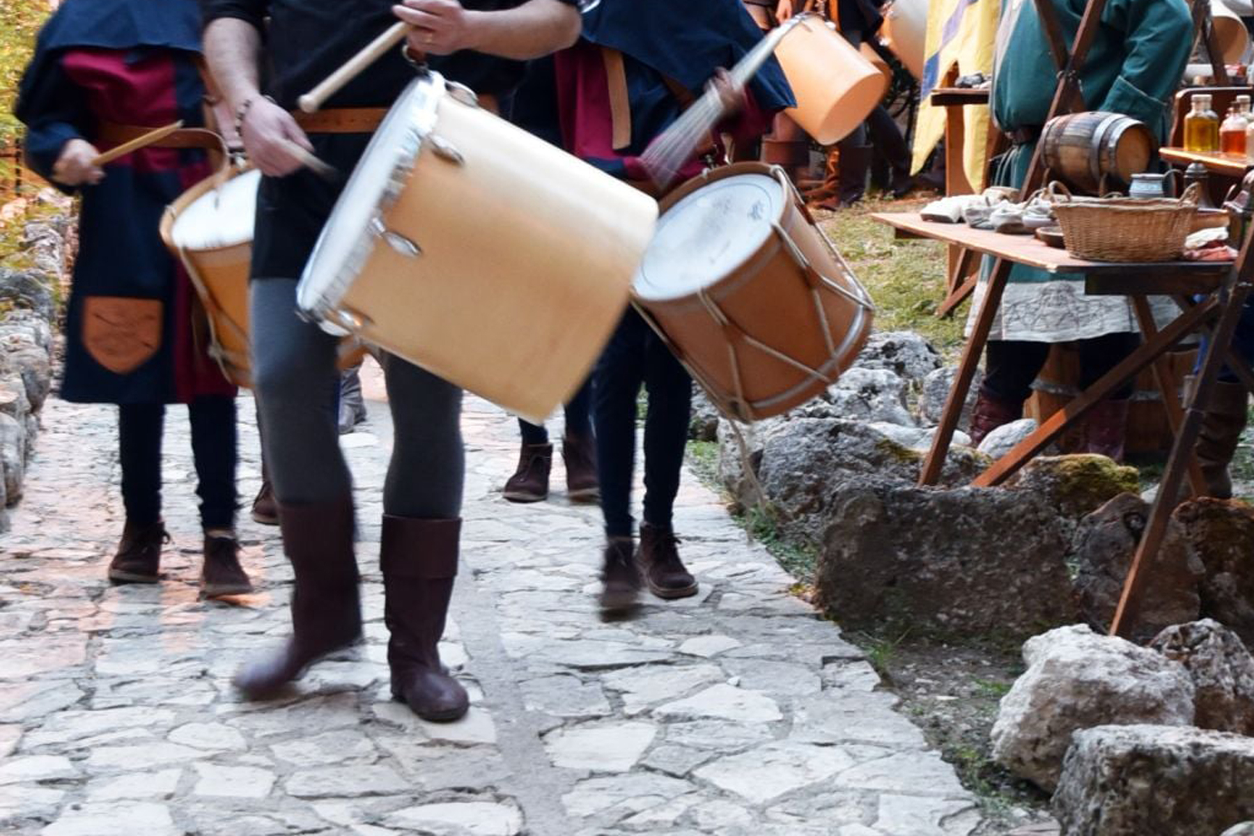 Antrodoco e il suo primo "Festival Nazionale Tamburi Medievali"