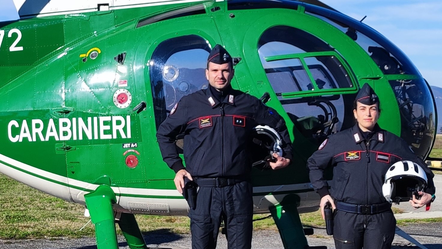 Arriva la prima donna pilota al Nucleo Elicotteri dei Carabinieri di Rieti